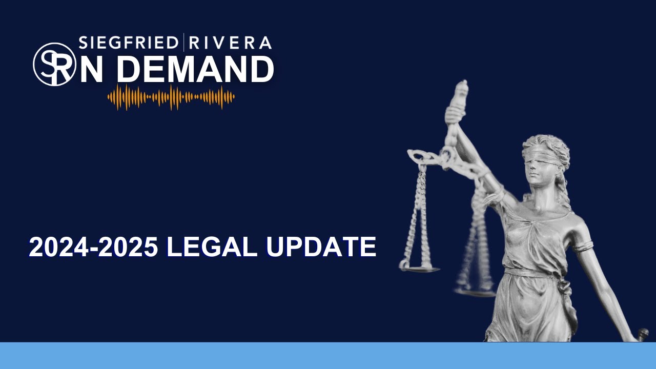 Legal Update Webinar - YouTube
