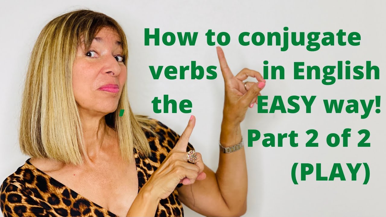 Una explicación facilita de cómo conjugar verbos en inglés! Aquí el ...