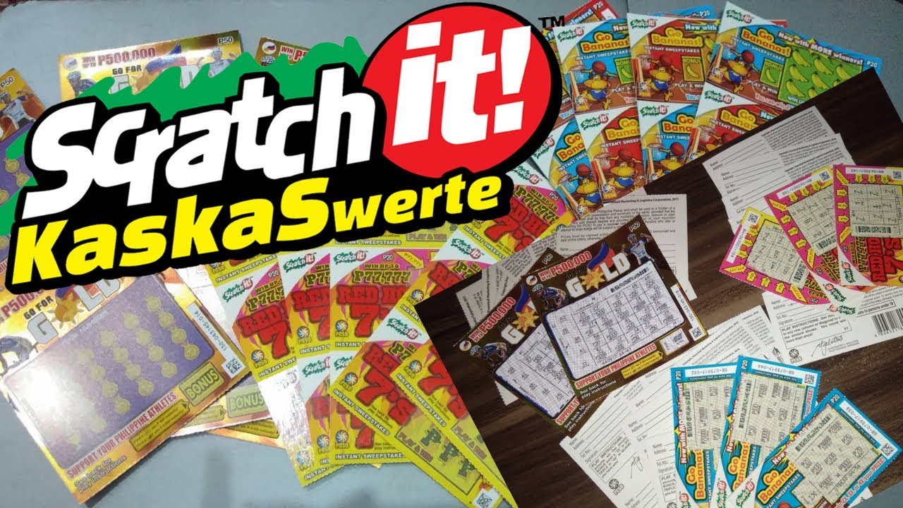 Scratching a 1000-peso worth of PCSO Scratch it Sweepstakes - YouTube