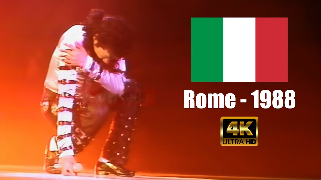 Michael Jackson | Jackson 5 Medley - Live in Rome, 1988 (4K Remaster ...