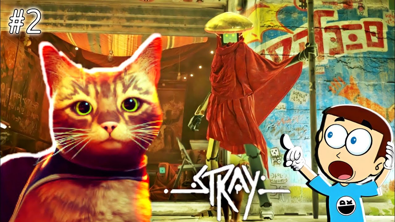 Robot ka Village 🤖 | Stray Game #2 | Shiva and Kanzo Gamepla - YouTube