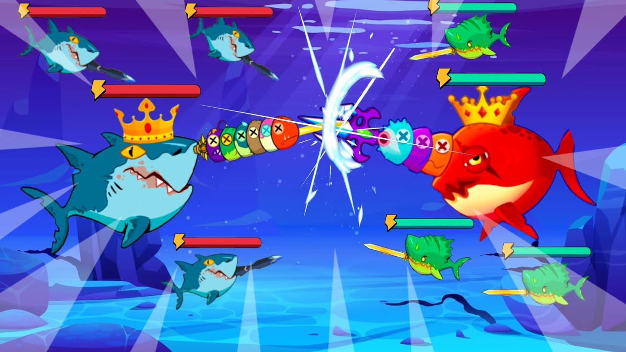 Who is The King Of Ocean ? - Survival Fish.io Hunger Game🦑Ocean ...