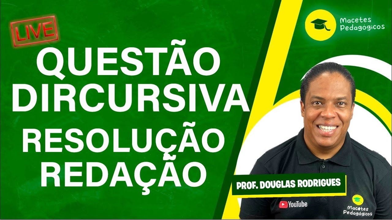 Questão Discursiva - Sugestão de Resolução - Preparatório Concursos ...