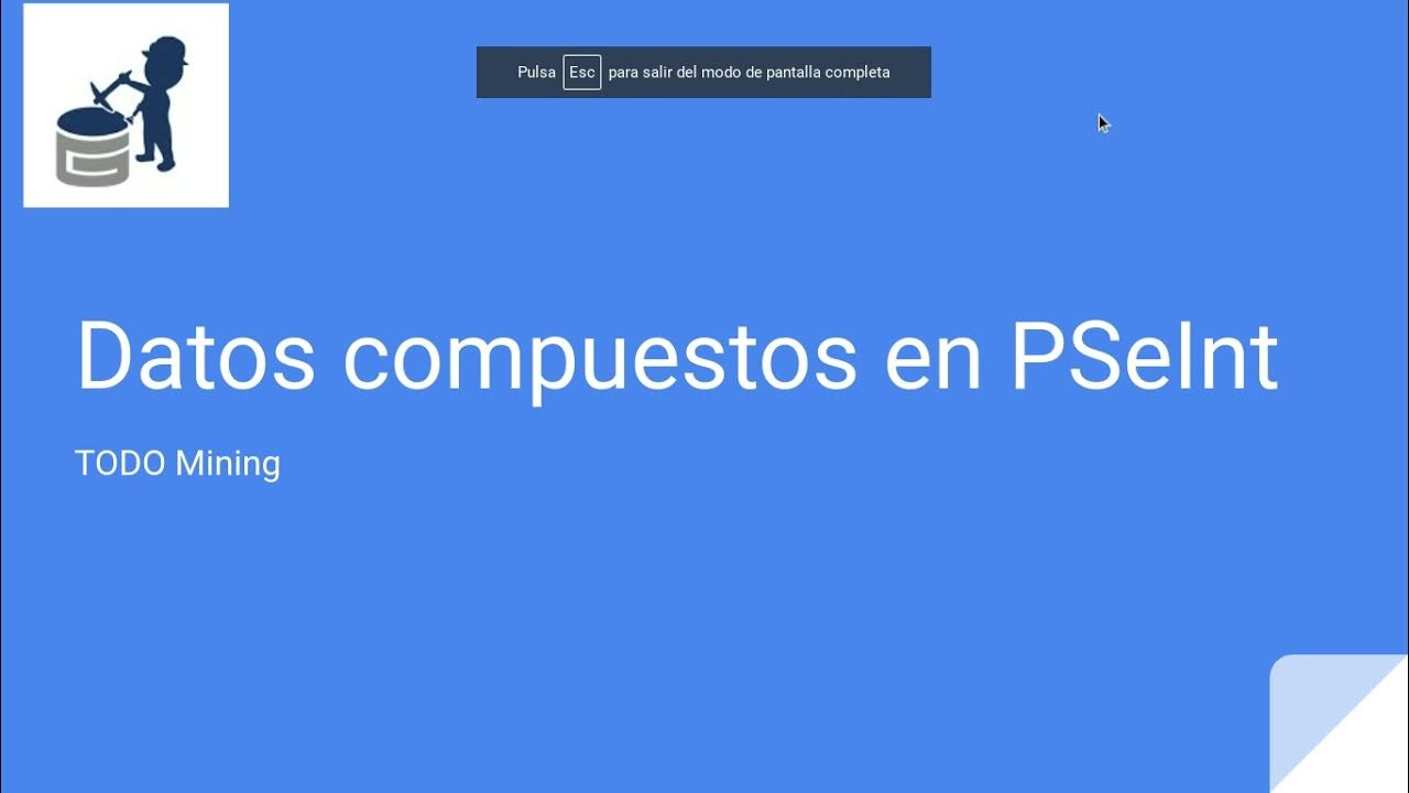¿Qué son los tipos de datos compuestos? - YouTube
