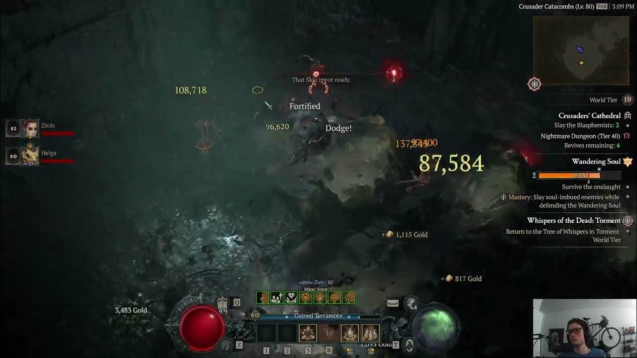 Diablo IV - Insane Grizzly Rage Landslide Druid Damage - YouTube