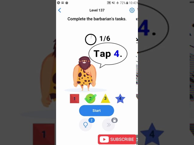 Easy Game - Brain Test - Level 137 Walkthrough • Game Solver