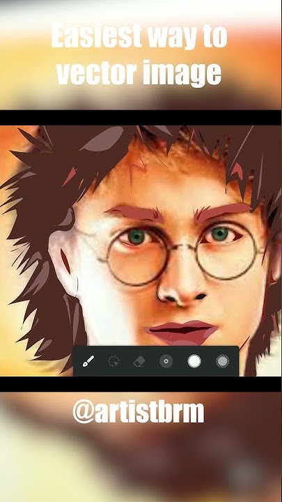 How to make vector art Harry Potter / vector art/ #shorts / Youtube ...