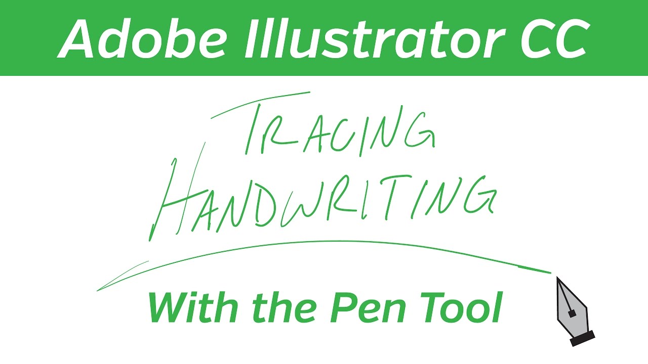 Adobe Illustrator Tutorial Tracing Handwriting YouTube Adobe Illustrator Tutorial Tracing Handwriting YouTube
