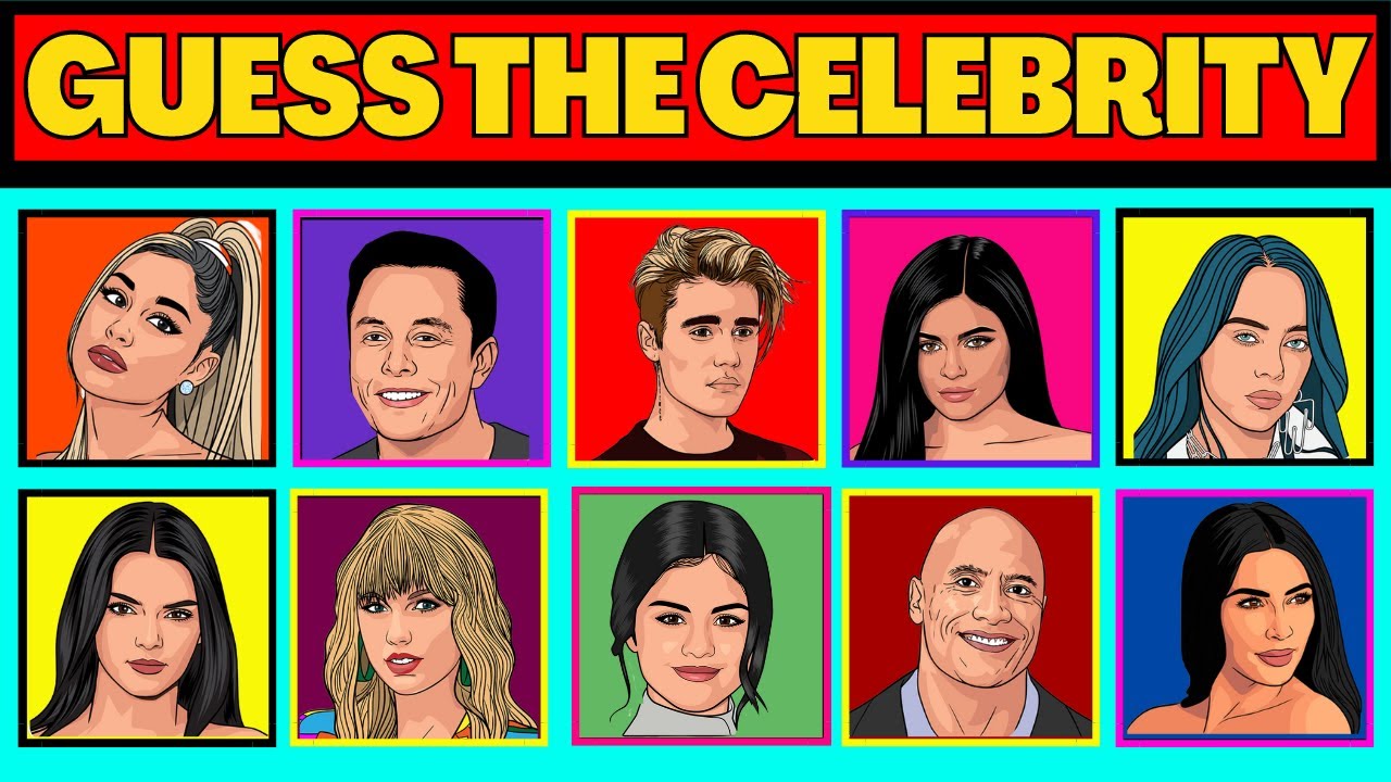 Guess the Celebrity in 3 Seconds | How many famous people can you guess ...