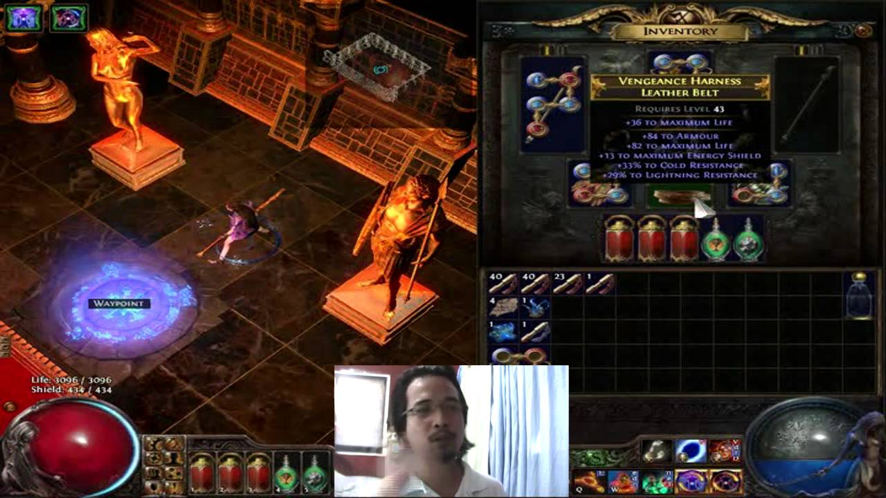 Vlog # 5 | Path of Exile | Witch Summon Raging Spirit Build | patch 1.1 ...