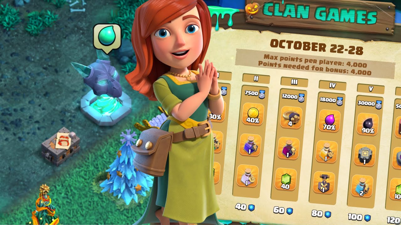 October 2024 Clan Games Rewards! Choose The Best (Clash of Clans) - YouTube
