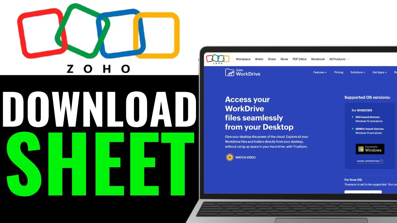 How to Download Zoho Sheet 2025 (QUICK GUIDE) - YouTube