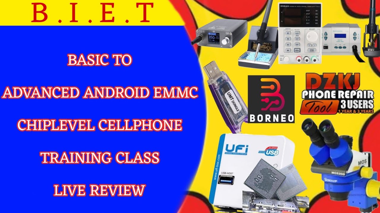 BASIC TO ADVANCED ANDROID EMMC CHIPLEVEL CELLPHONE TRAINING CLASS LIVE ...