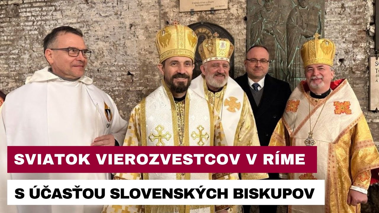 SLOVENSKÍ BISKUPI NÁS REPREZENTOVALI V RÍME - YouTube