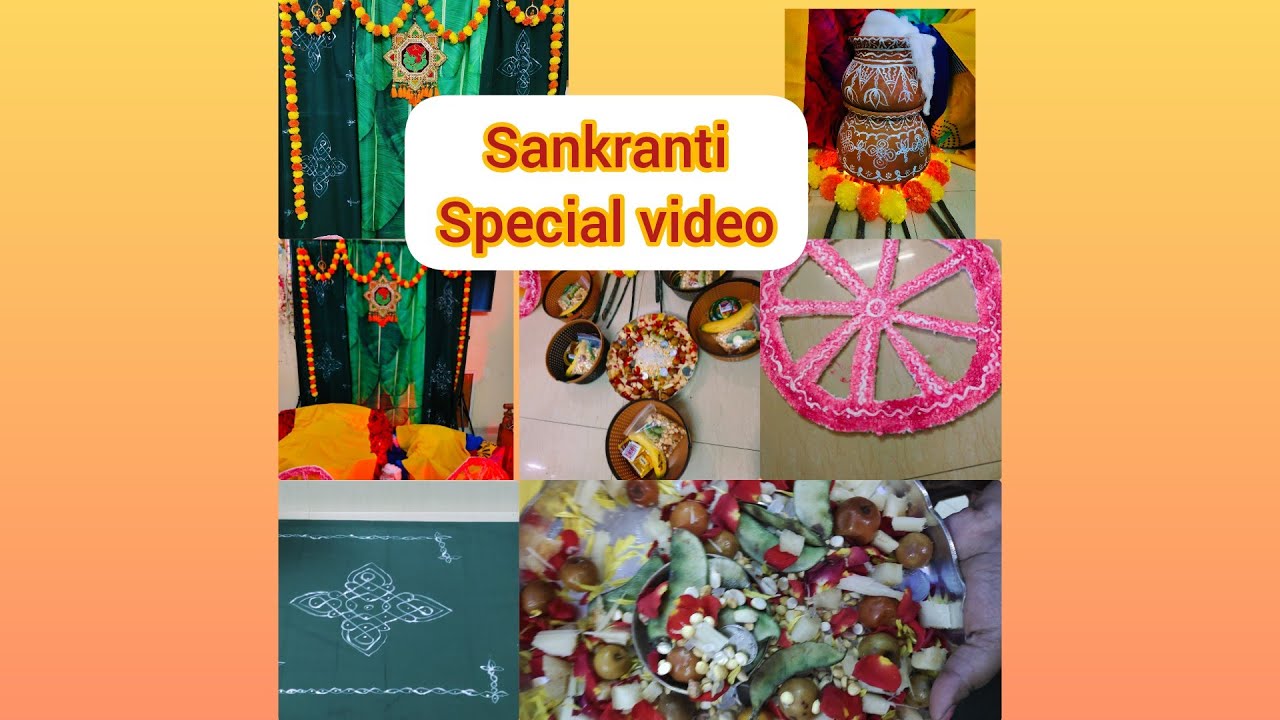 Sankranti special decoration//Sankranti celebrations 2022//sankranthi ...