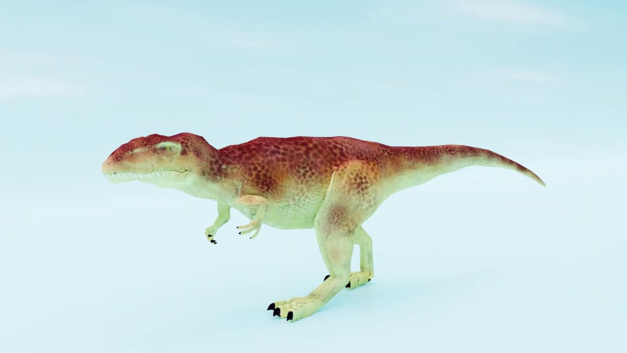 Dinosaur Animation Test - Blender - YouTube