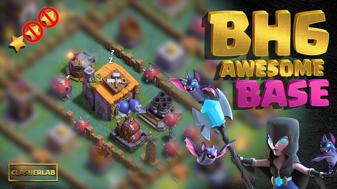 BH6 Base 2018 | BH7 Failed 😋 Builder Hall 6 A2S Base | Clash of Clans ...