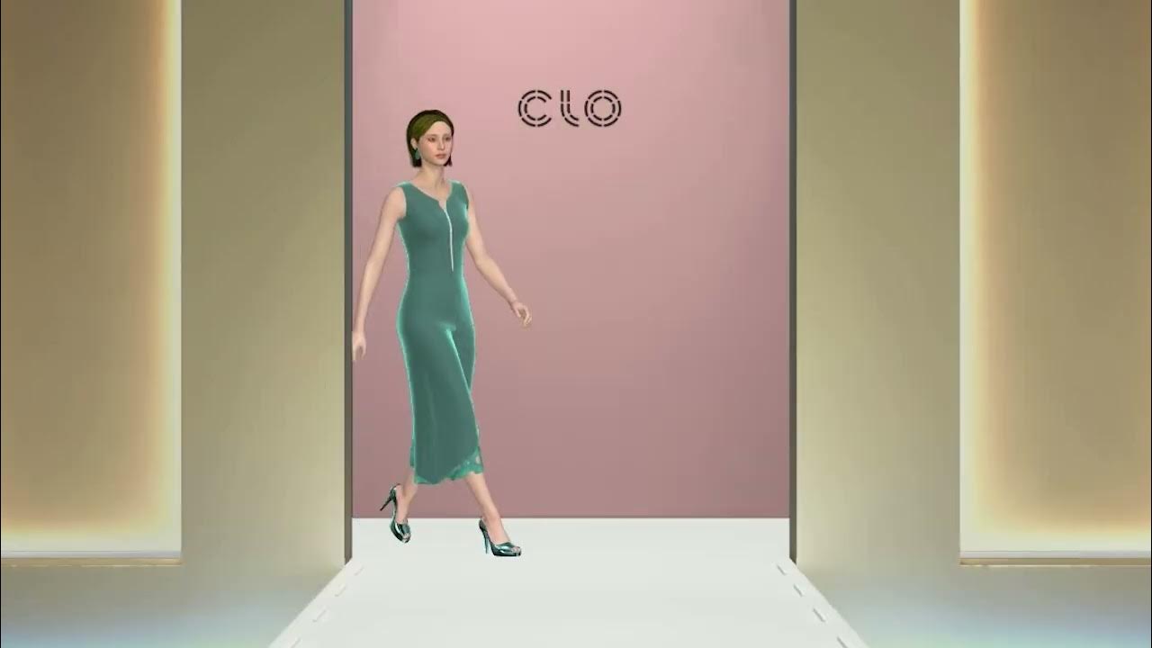 W&R 2024 Fashion Collection CLO 3D Stage Runway Show - Short Version - YouTube
