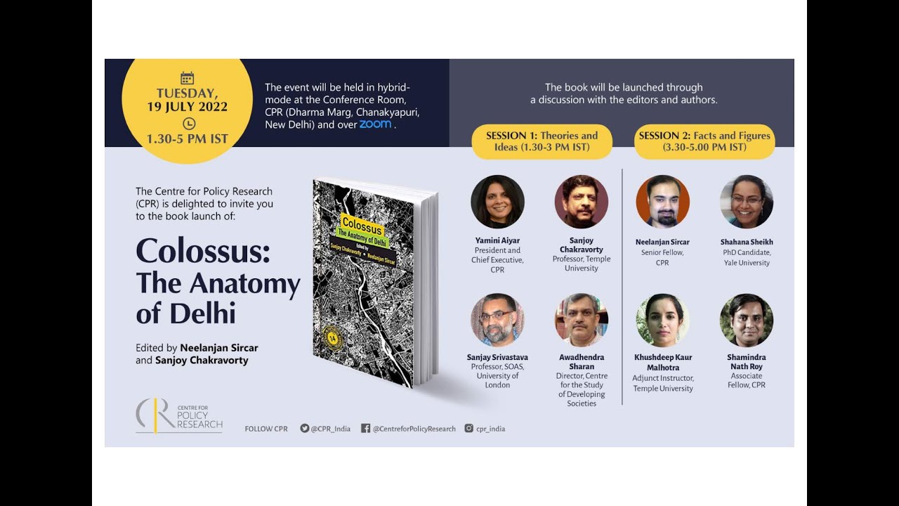 Colossus: The Anatomy of Delhi (Session 1) - YouTube