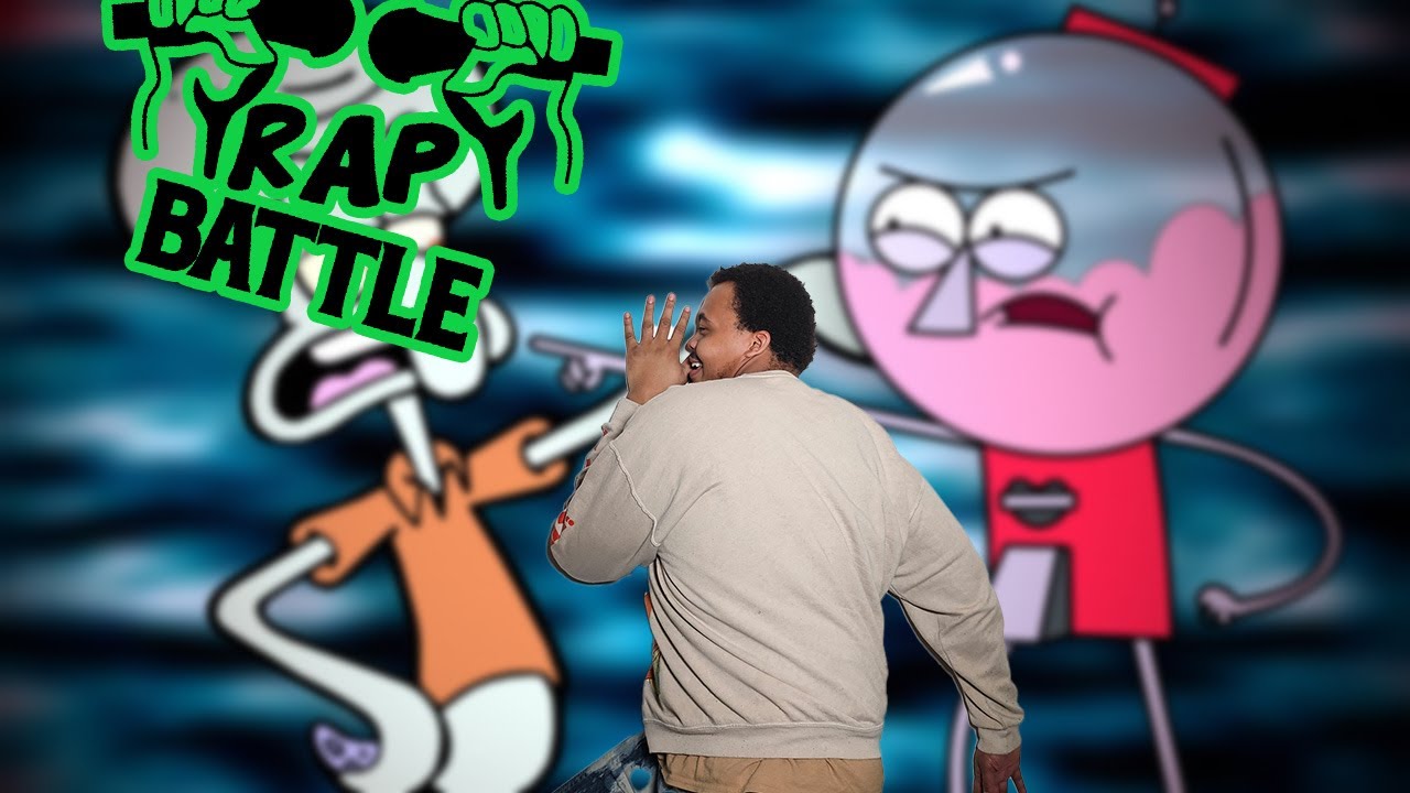 EPIC RAP BATTLE OF CARTOONS BENSON VS SQUIDWARD - YouTube