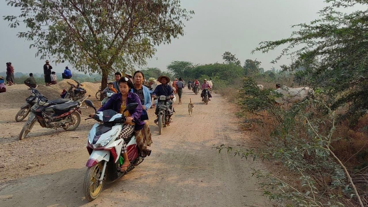 စစ်အုပ်ချုပ်ရေး တစ်လအတွင်း စစ်ကိုင်း ငါးမြို့နယ်မှာ ဒေသခံခြောက်သောင်းခ