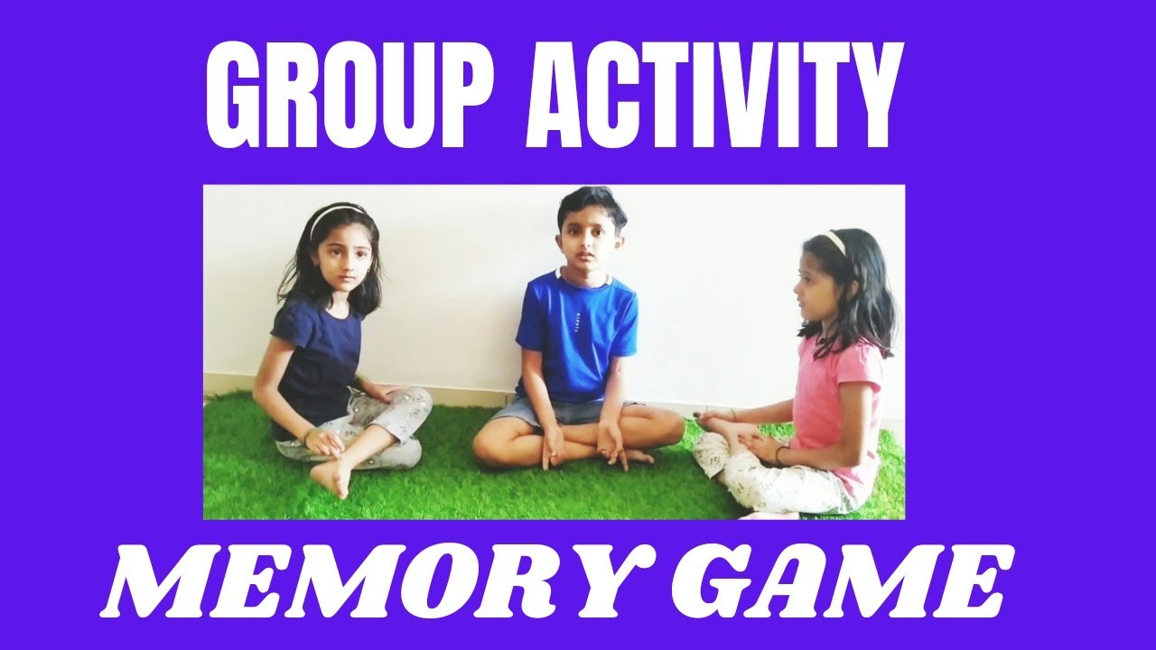 Group activity /Memory games for kids - YouTube