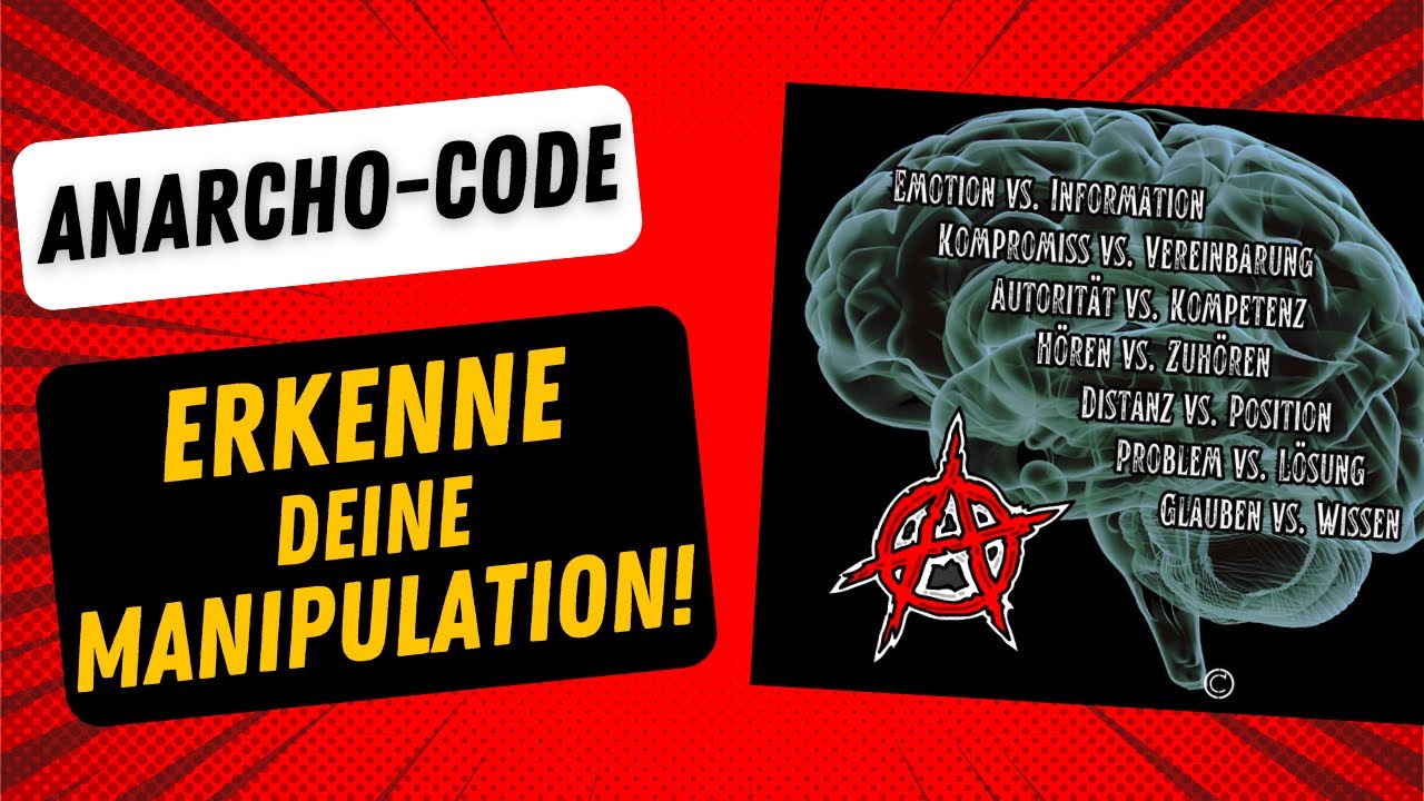 ANARCHO-CODE - DEINE STRUKTUR für das Erkennen der MANIPULATION KRANKHEIT - YouTube