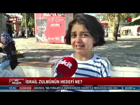 israil için bakın ne söyledi küçük kızımız,  göz yaşlarıyla sitem böyle yapılır