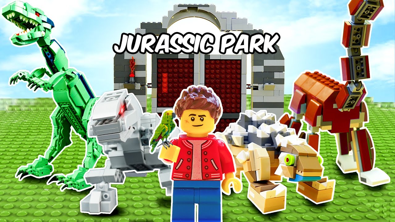 Building a Huge LEGO Jurassic Park: All the Dinosaurs | FUNZ Bricks ...