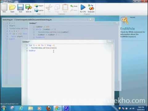 Small Basic - Programming Loops - YouTube