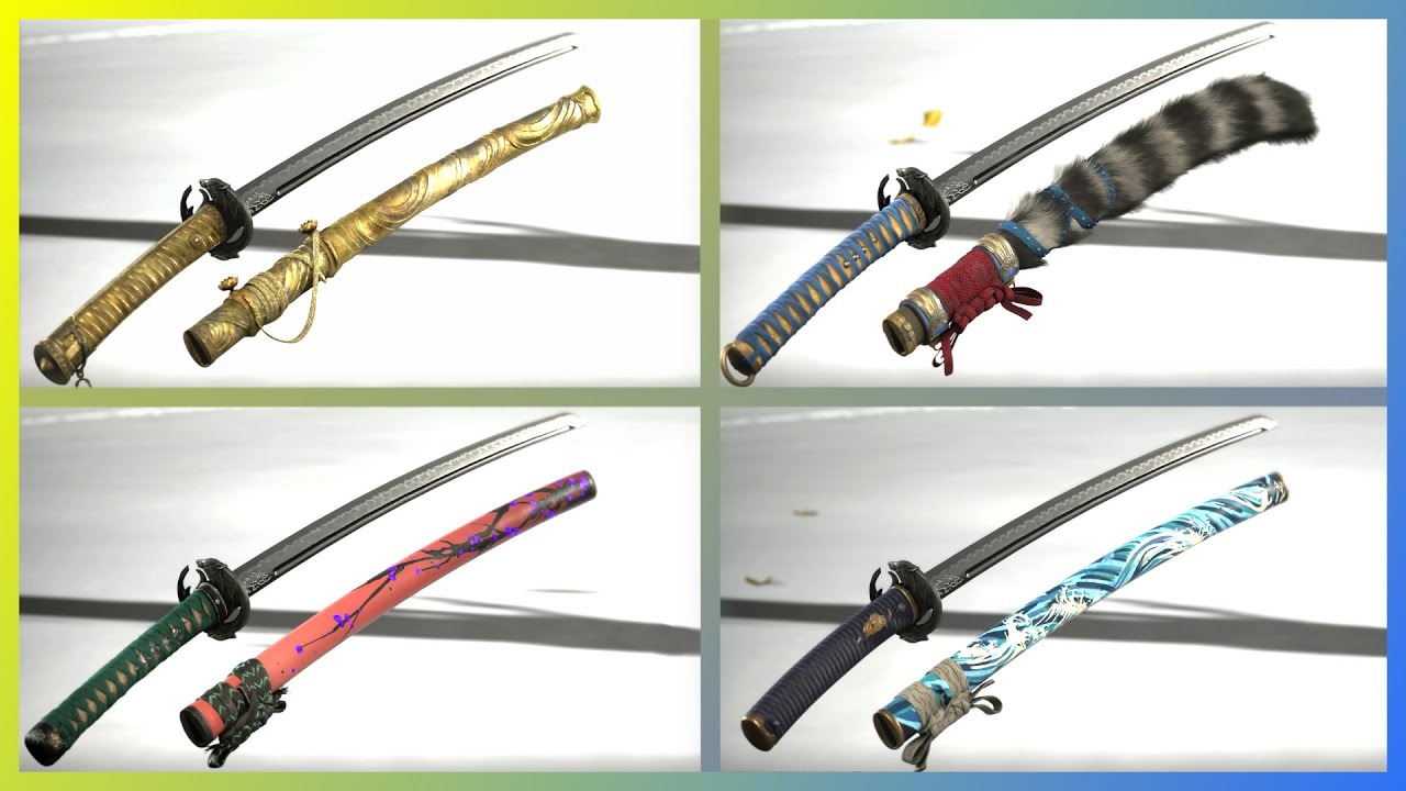 Ghost of Yotei: All Weapon Kits Showcase (Skins for Swords, Katana, Yari, Odachi, Kusarigama ...