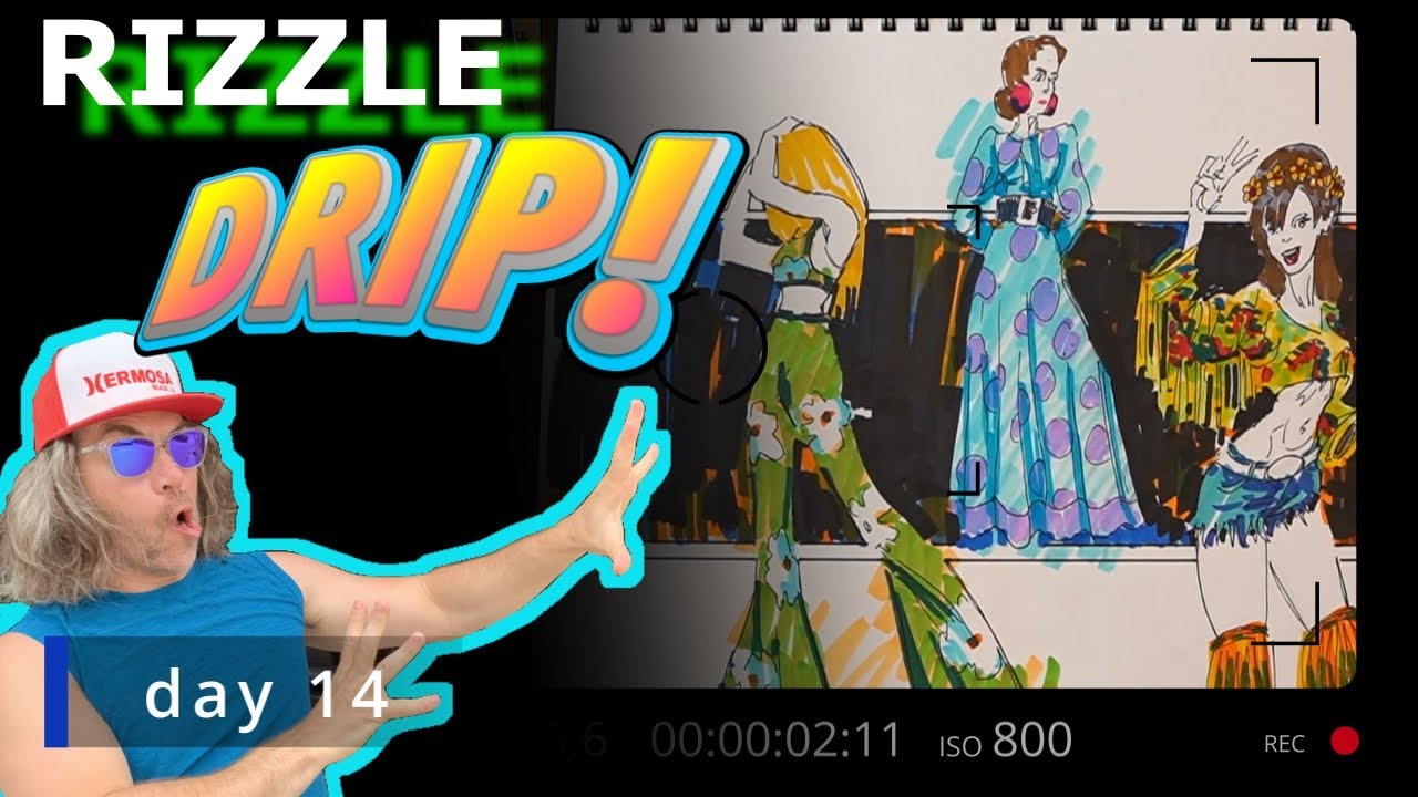 rizzle drip day 14 1970's - YouTube