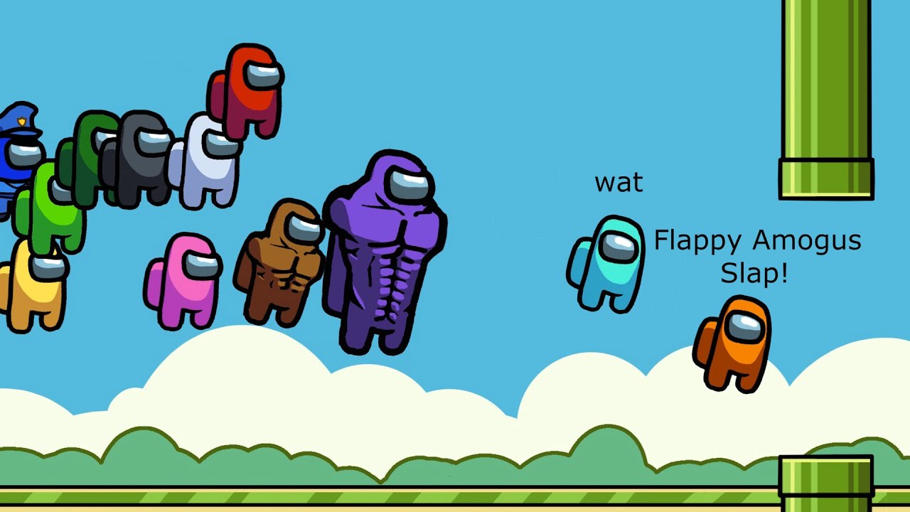 Among Us Orange's Revenge - 165 - Flappy Amogus Slap - YouTube