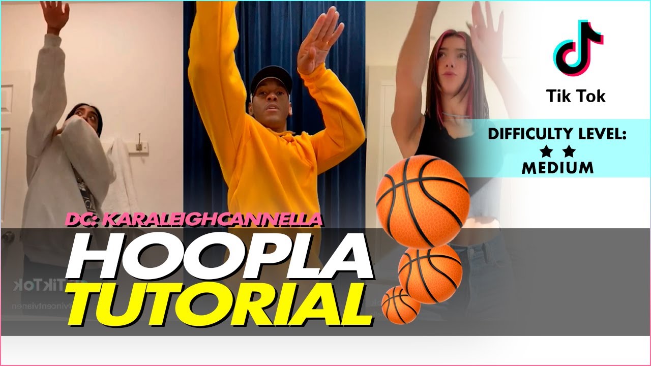 HOOPLA Tiktok dance tutorial | DC: Karaleighcannella - YouTube