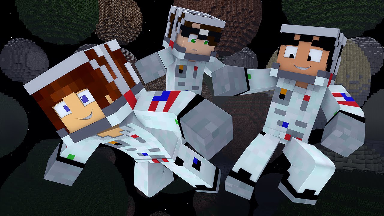 Minecraft: ASTRONAUTAS NO ESPAÇO !! - (Egg Wars Mini-Game ) - YouTube