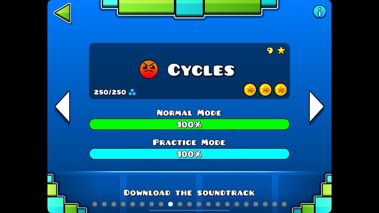 How To Finish Cycles:Geometry Dash Lite - YouTube