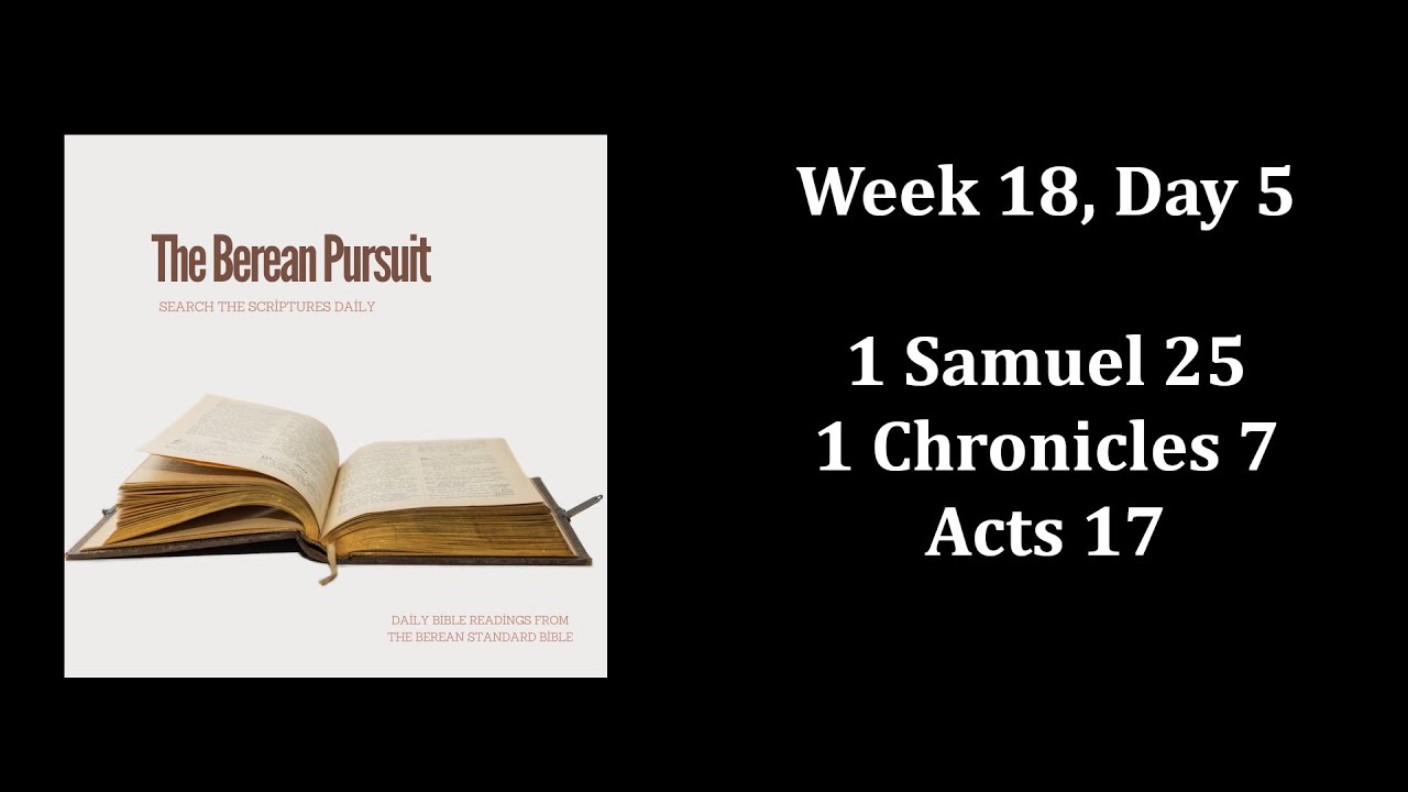 Week 18, Day 5: Daily Bible Reading (BSB) - YouTube
