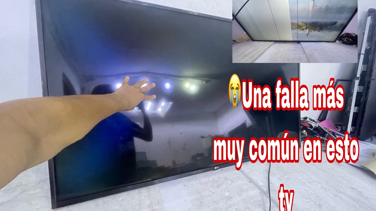 Tv con pantallas dañadas muy difíciles para los técnicos diagnósticos ...
