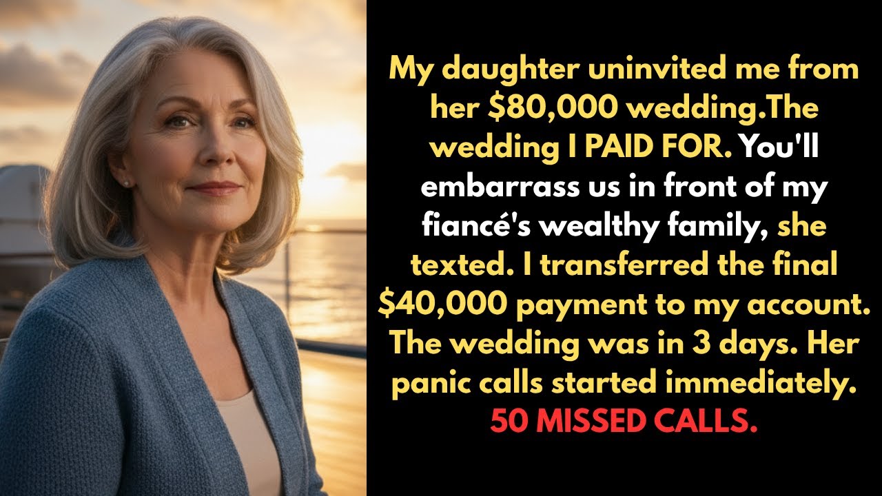 My Daughter Uninvited Me From Her $80K Wedding I Funded.I Transferred ...