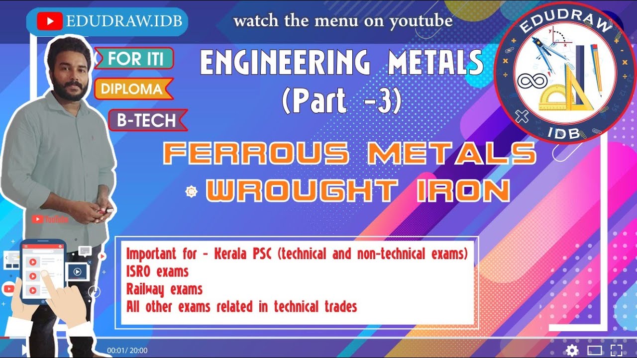 FERROUS METALS, WROUGHT IRON - YouTube