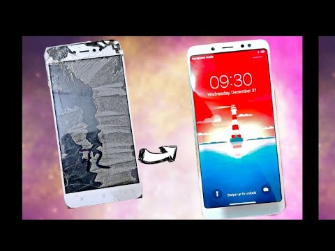 xiaomi redmi MI note 5 Pro & mi note 5 broken display touch glass change 100% 👍 mobile city ...