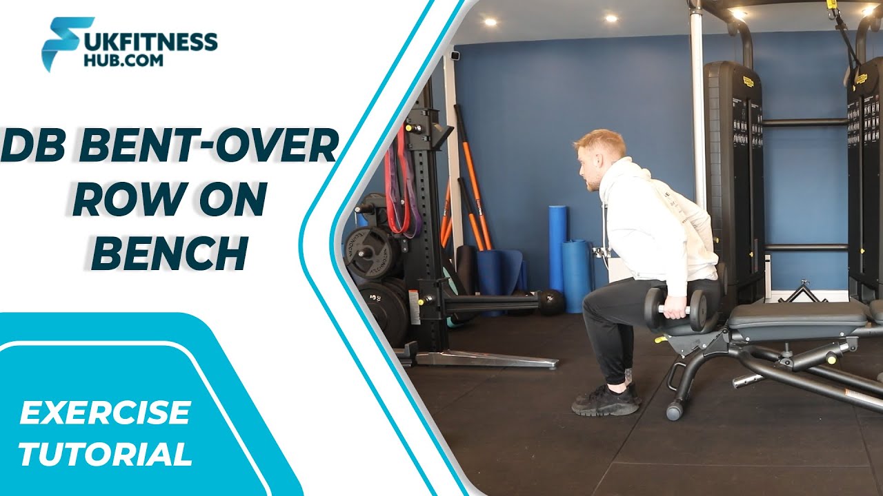 Exercise Tutorial: DB Bent-Over Row On Bench - YouTube