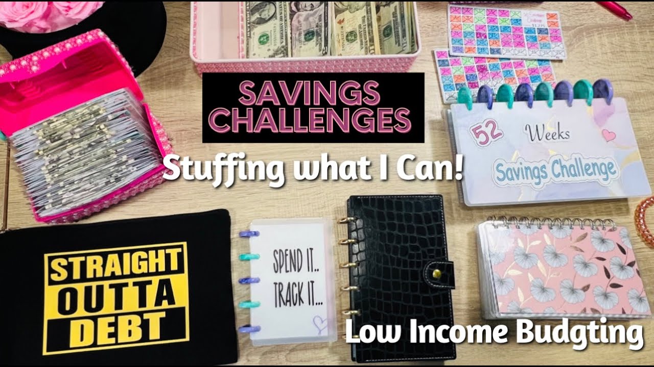 CASH STUFFING | SAVINGS CHALLENGE | 52 WEEKS | 50 ENVELOPES CHALLENGE ...