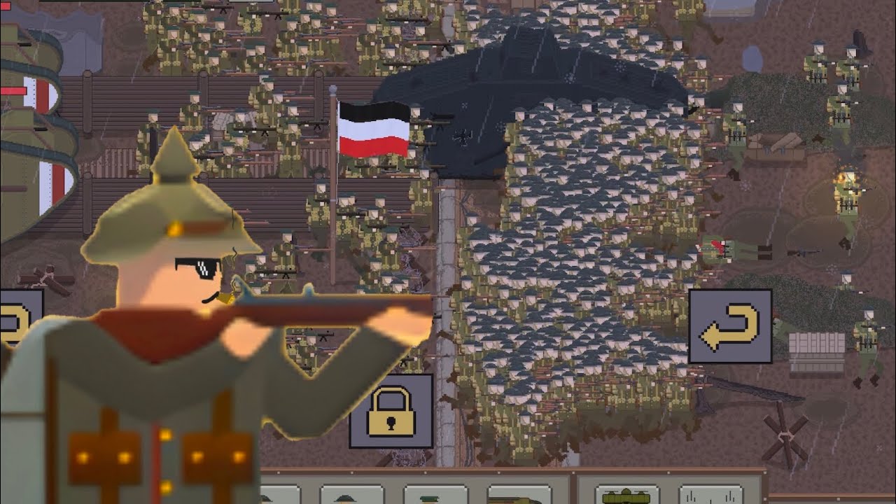 WW1 Trench Warfare Game HUGE ARMY!! (Simple Bit Studios) - YouTube