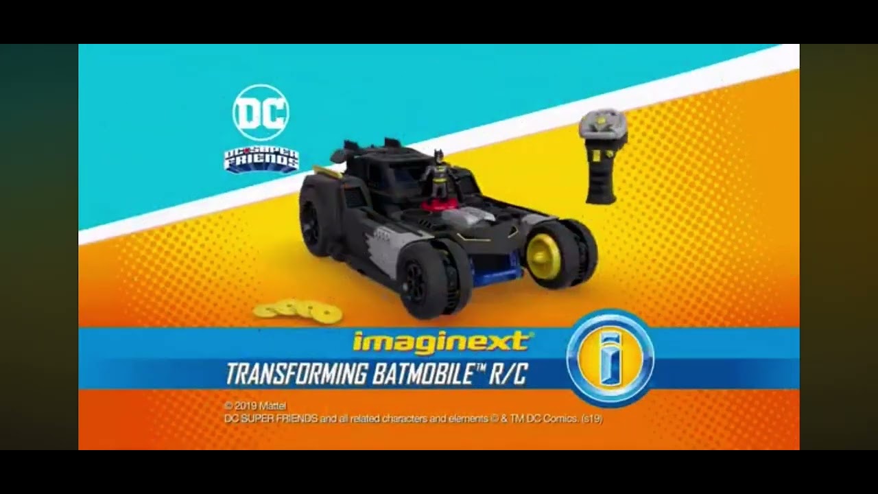 imaginext DC transforming remote control Batmobile - smyths toys - YouTube