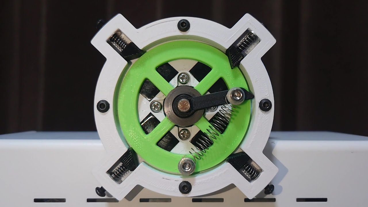 ラチェットを用いた間欠回転機構 (Intermittent Rotating Mechanism with a Ratchet) - YouTube