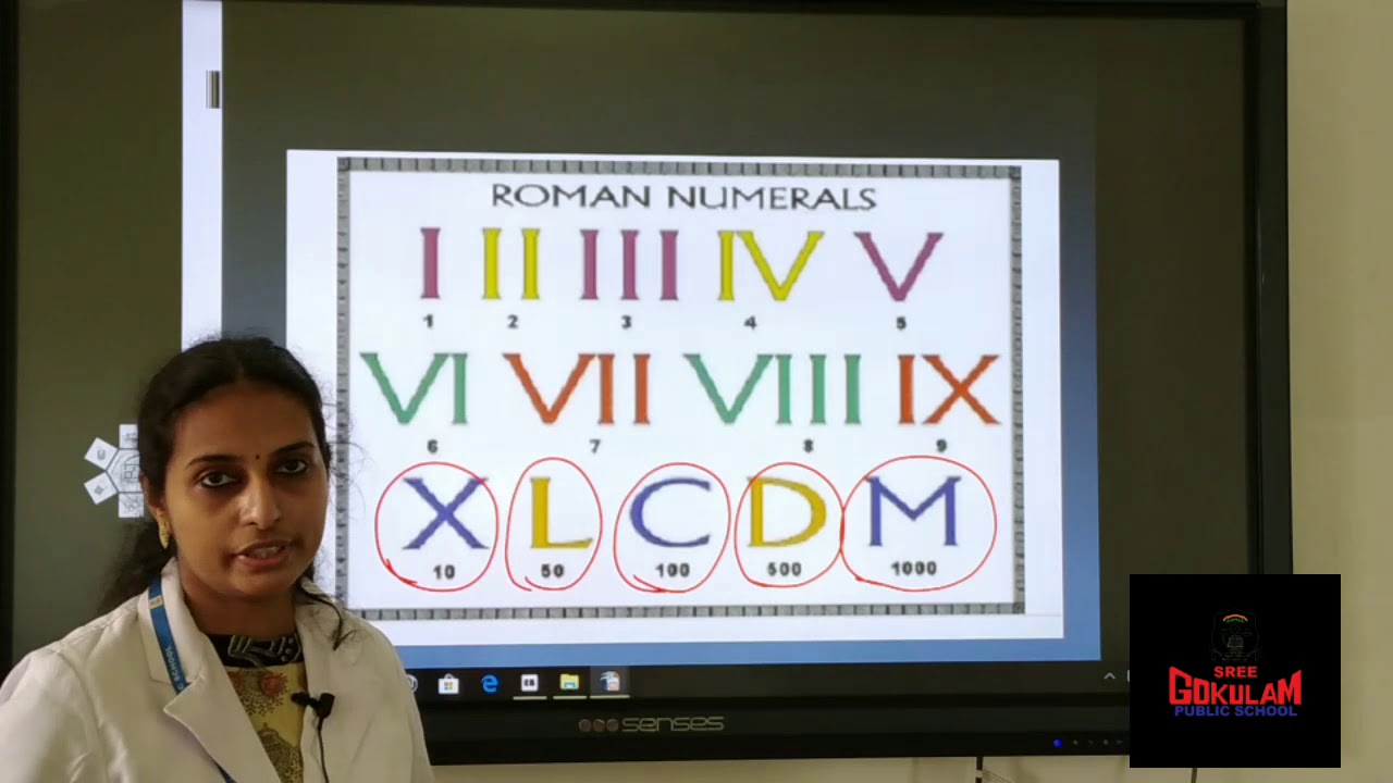 CLASS IV - MATHEMATICS - LESSON 1 (PART 5) ROMAN NUMERALS. - YouTube