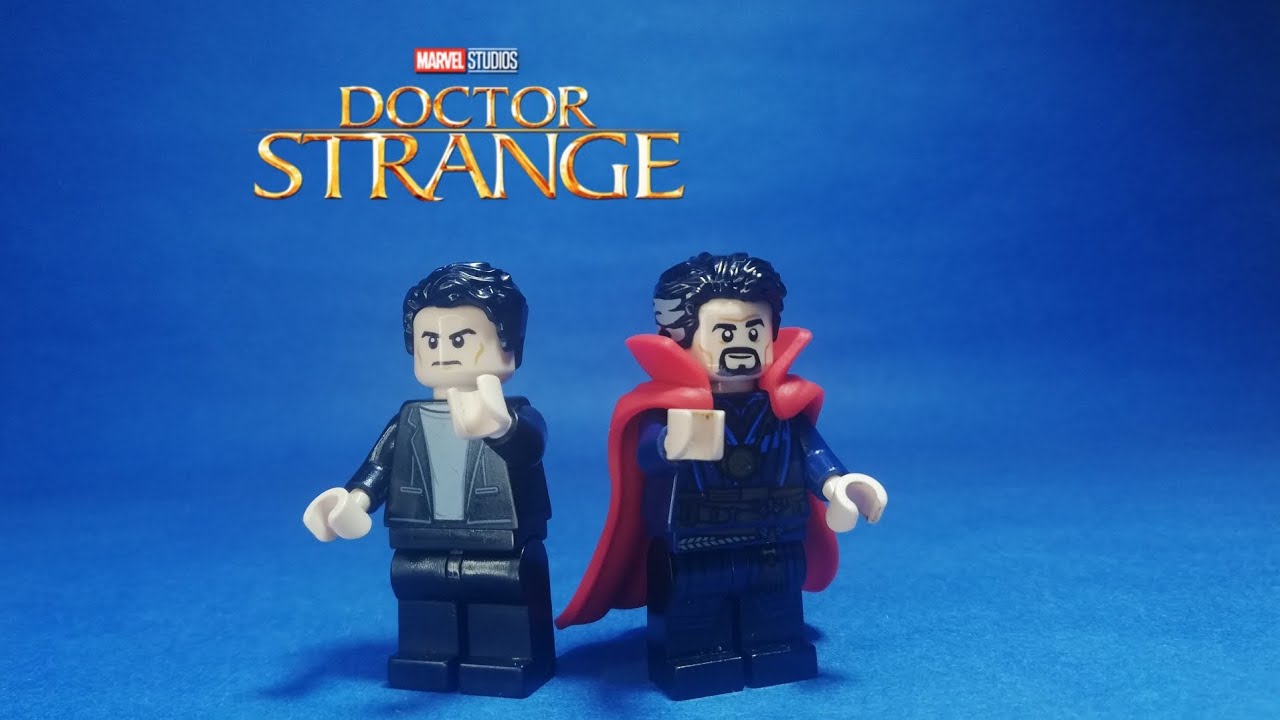lego marvel custom minifigure stephen strange from doctor strange - YouTube