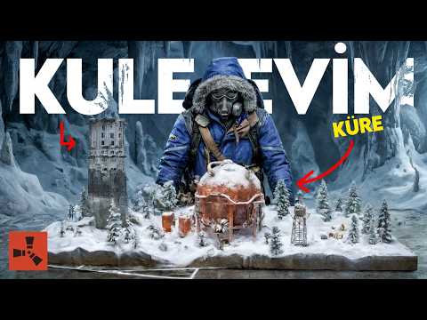 KÜRENİN YANINA KULE EV YAPARAK SUNUCUDAKİ KLANLARIN HEDEFİ HALİNE GELDİM.!! - Rust Türkçe