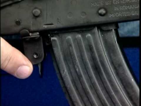 How to Unload a Semi Auto AK style Rifle - YouTube